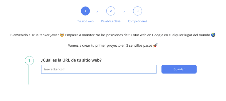 TrueRanker - Crea tu primer proyecto TrueRanker - Crea tu primer proyecto